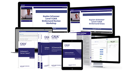 CAIA Level 1 Exam Prep - Kaplan Schweser